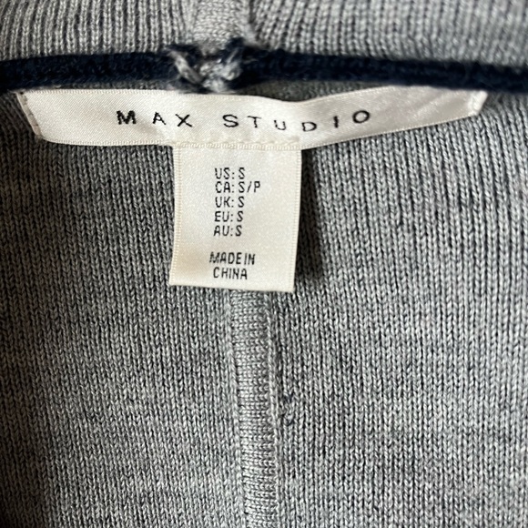Max Studio | Sweaters | Max Studio Long Sweater With Hood Super Cute ...